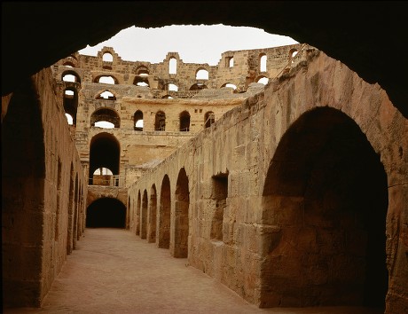 Lion Pit Amphitheatre Built 230 Ad Editorial Stock Photo - Stock Image ...