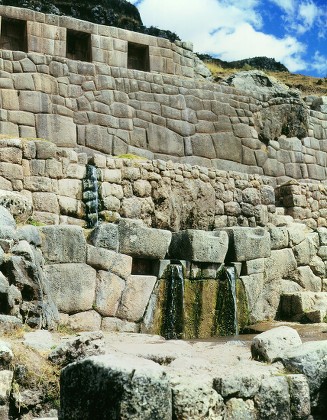 Inca Baths Inca Culture 13th15th Century Editorial Stock Photo - Stock ...