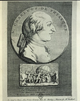 Jacques Alexandre Charles 17461823 French Physicist Editorial Stock ...