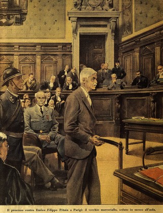 2 Trial of marshal henri philippe petain Stock Pictures, Editorial ...