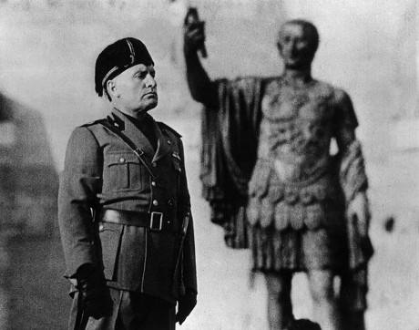 Benito Mussolini 18831945 Italian Dictator Film Editorial Stock Photo ...