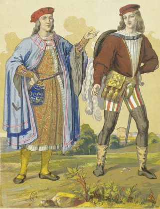 Courtiers Costume Period King Henry Vi Editorial Stock Photo - Stock ...
