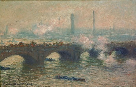 Waterloo Bridge Grey Day 1903 Claude Editorial Stock Photo - Stock ...