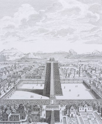 Great Teocalli Templo Mayor Tenochtitlan Mexico Editorial Stock Photo ...