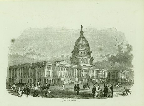 CAPITOL BUILDING WASHINGTON DC 1870 Editorial Stock Photo - Stock Image ...