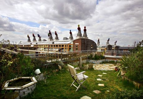 Beddington Zero Energy Development Bedzed Wallington Editorial Stock ...