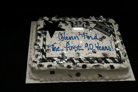Glenn Ford S Birthday Cake Editorial Stock Photo - Stock Image ...