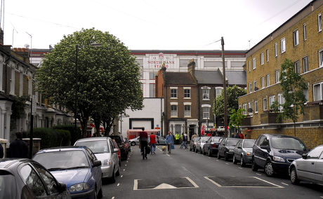 North Bank Stand Highbury Stadium London Editorial Stock Photo - Stock ...