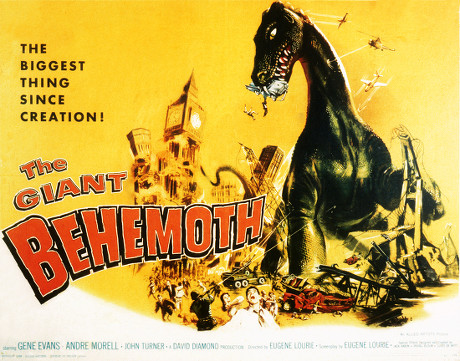 Behemoth Sea Monster Giant Behemoth 1959 Editorial Stock Photo - Stock ...
