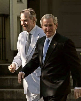 Former President George H Bush His Editorial Stock Photo - Stock Image ...
