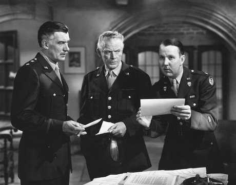 Walter Pidgeon Charles Bickford Clinton Sundberg Editorial Stock Photo ...