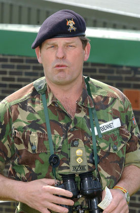 Lieutenant Colonel David Bennett Commander Gunnery Editorial Stock ...