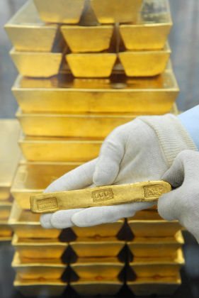Curator John Keyworth Roman Gold Bar Editorial Stock Photo - Stock ...