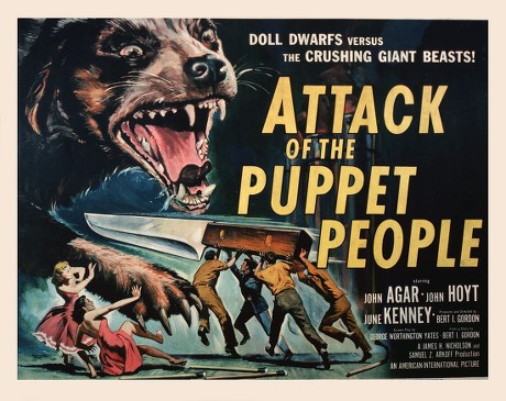 Attack Puppet People 1958 Editorial Stock Photo - Stock Image ...