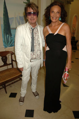 Nicky Haslam Diane Von Furstenberg Editorial Stock Photo - Stock Image ...