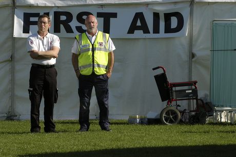Red Cross First Aid Tent G8 Editorial Stock Photo - Stock Image ...