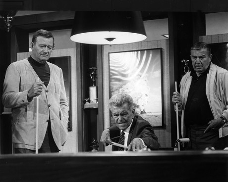 John Wayne Jay C Flippen Bruce Editorial Stock Photo - Stock Image ...