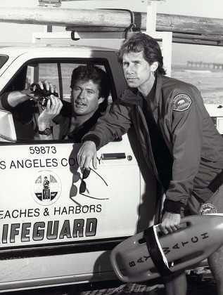 Tom Mctigue David Hasselhoff Billy Warlock Editorial Stock Photo ...