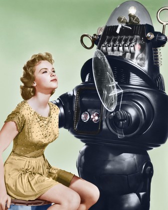 Anne Francis Robbie Robot Editorial Stock Photo - Stock Image ...