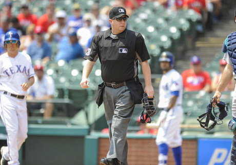 Mlb Home Plate Umpire Todd Tichenor Editorial Stock Photo - Stock Image ...