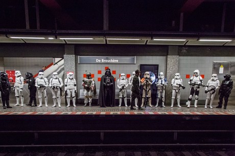 Star Wars Characters On Underground Editorial Stock Photo - Stock Image ...
