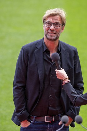 Liverpool Manager Jurgen Klopp Speaks Lfc Editorial Stock Photo - Stock ...