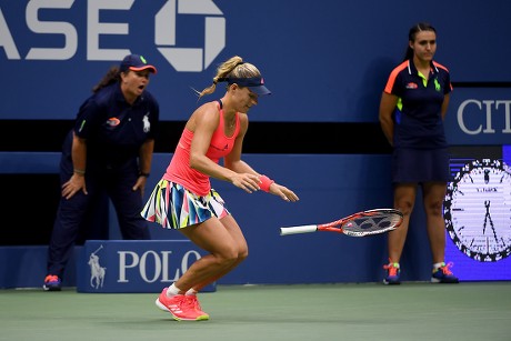 Angelique Kerber Breaks Down Floor Delight Editorial Stock Photo ...