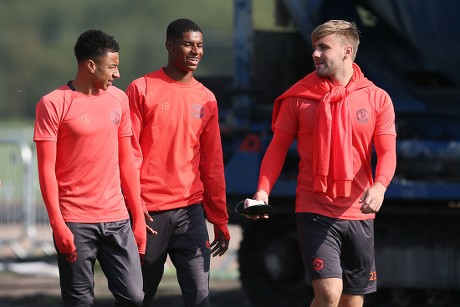 Marcus Rashford Manchester United Luke Shaw Editorial Stock Photo ...