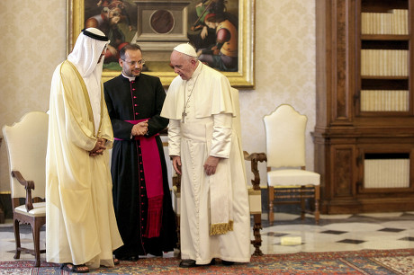 Pope Francis Greets Former Chairman Ferrari Editorial Stock Photo ...