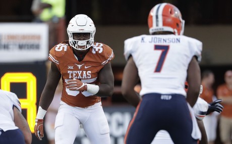 Texas Longhorns Linebacker Edwin Freeman 35 Editorial Stock Photo ...