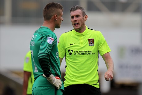 Chesterfield Goalkeeper Ryan Fulton 12 Makes Editorial Stock Photo ...