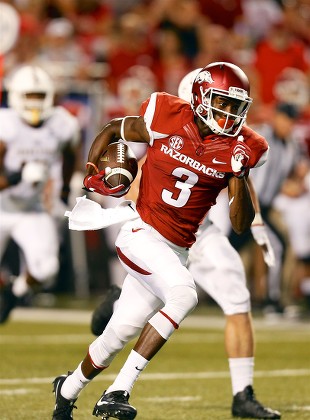 Razorback Receiver Dominique Reed 3 Heads Editorial Stock Photo - Stock ...