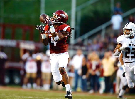 Razorback Receiver Dominique Reed 3 Heads Editorial Stock Photo - Stock ...