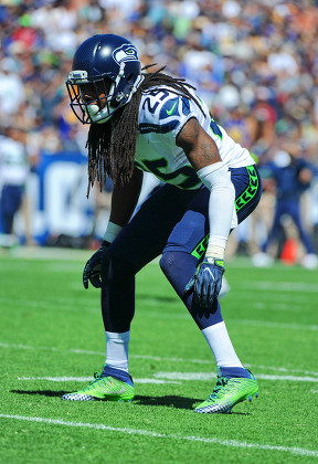 Richard Sherman Seattle Seahawks Action During Editorial Stock Photo ...