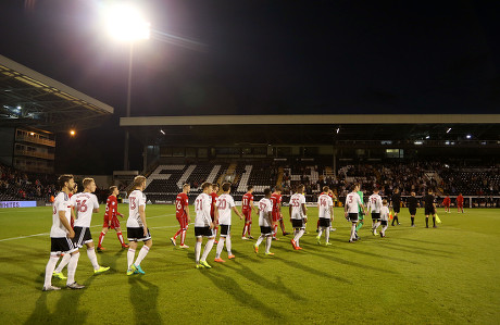 Teams Walk Out Onto Pitch During Editorial Stock Photo - Stock Image ...