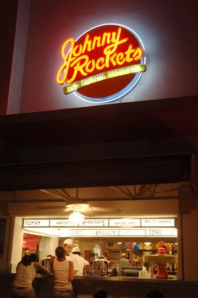 Sign Johnny Rockets Burger Diner On Editorial Stock Photo - Stock Image ...