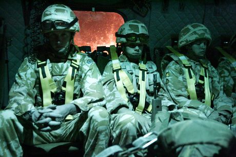 Soldiers On Tactical Night Flight Merlin Editorial Stock Photo - Stock ...