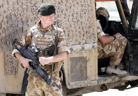 British Soldiers Out On Patrol Combat Editorial Stock Photo - Stock ...