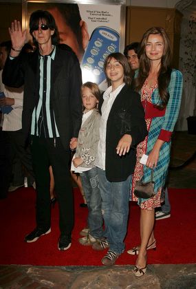 Rick Ocasek Cars Paulina Porizkova Kids Editorial Stock Photo - Stock ...
