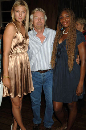 Maria Sharapova Richard Branson Venus Williams Editorial Stock Photo ...