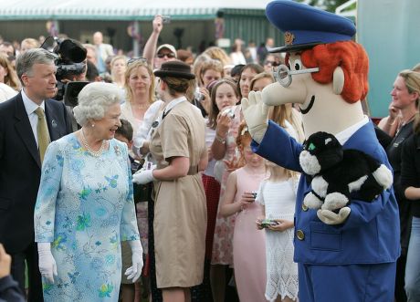 Queen Elizabeth Ii Meets Postman Pat Editorial Stock Photo - Stock ...