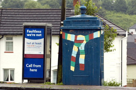 Listed Police Box Dr Who Scarf Editorial Stock Photo - Stock Image ...