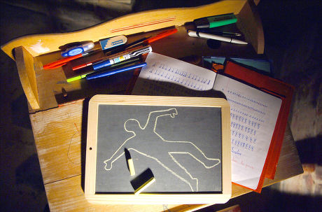 Childs Slate Chalk Editorial Stock Photo - Stock Image | Shutterstock