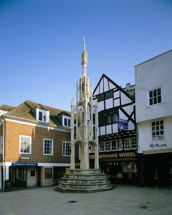 Buttercross 15th Century City Cross Winchester Editorial Stock Photo ...