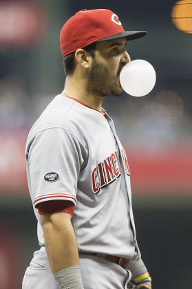 Cincinnati Reds Third Baseman Eugenio Suarez Editorial Stock Photo ...