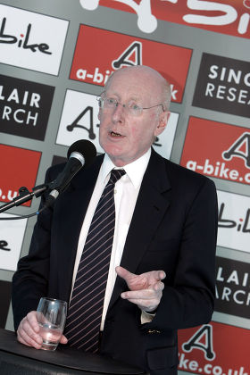 Clive Sinclair Launching Abike Which Can Editorial Stock Photo - Stock ...