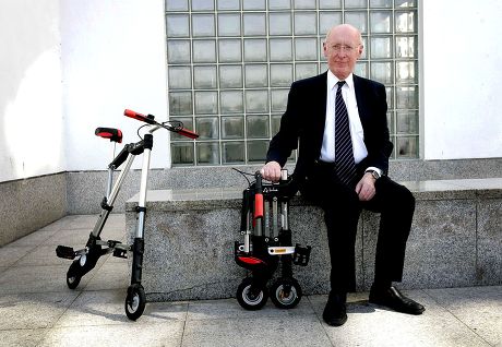 Inventor Clive Sinclair New Abike He Editorial Stock Photo - Stock ...