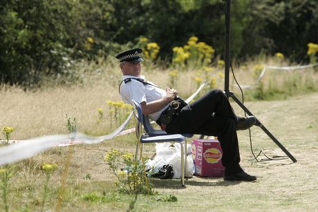 Police On Mitcham Common Where Body Editorial Stock Photo - Stock Image ...
