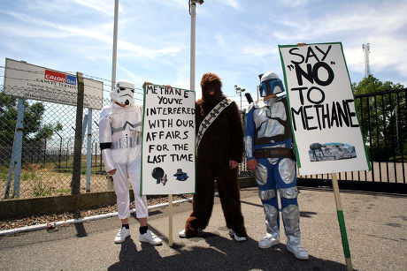 Demonstrators Dressed Characters Star Wars Films Editorial Stock Photo ...