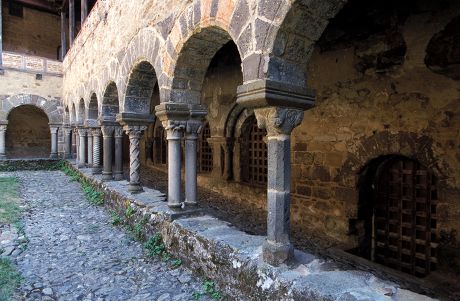 Benedictines Abbey Last Roman Cloisters Auvergne Editorial Stock Photo ...